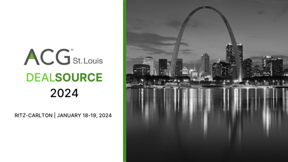 2024 ACG St. Louis DealSource | ACG St. Louis